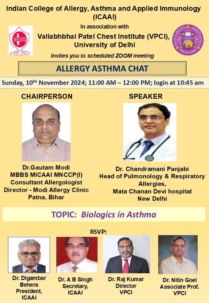 Indian College of Allergy, Asthma & Applied Immunology